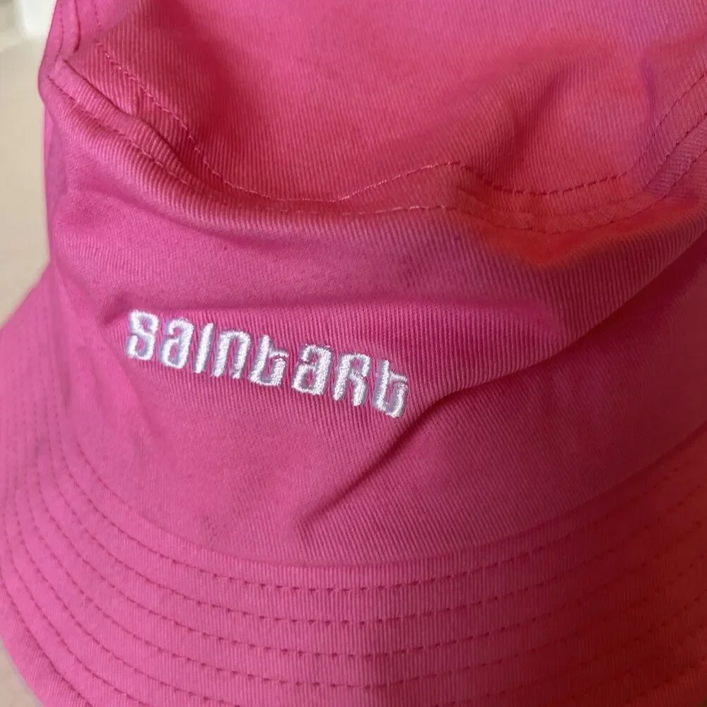 Saintart | Accessories | Saint Art Pink Bucket Hat Sz M Boonie Brim Sun ...